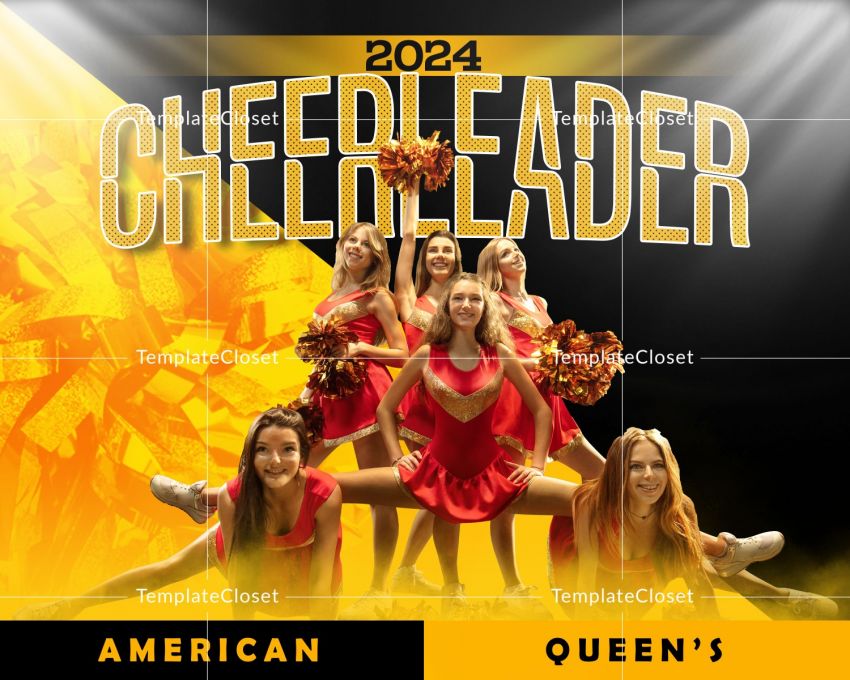 Cheerleader Cover Template