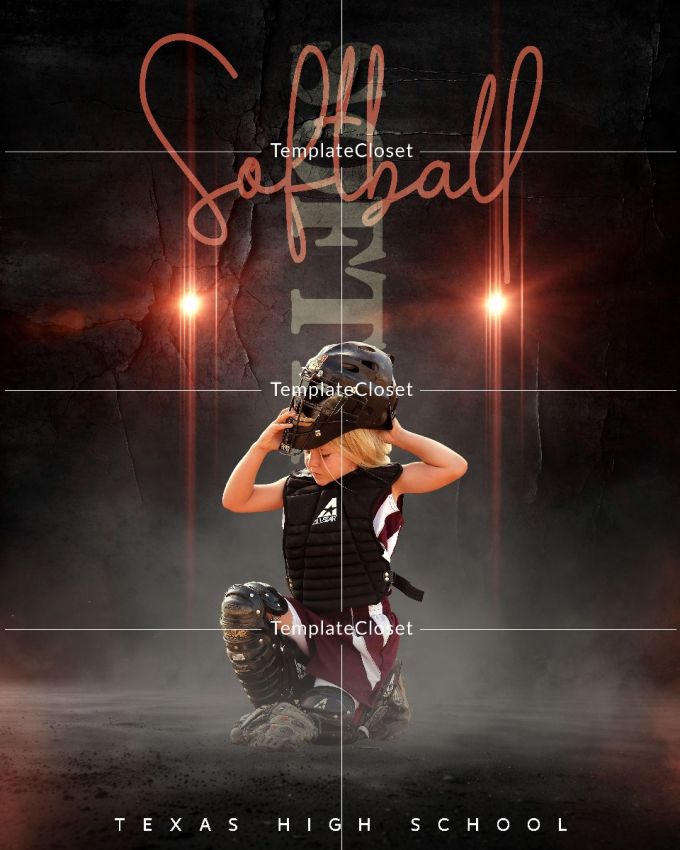 Softball - Customizable Sports Template