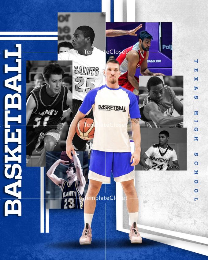 Basketball Game Day Photography Poster