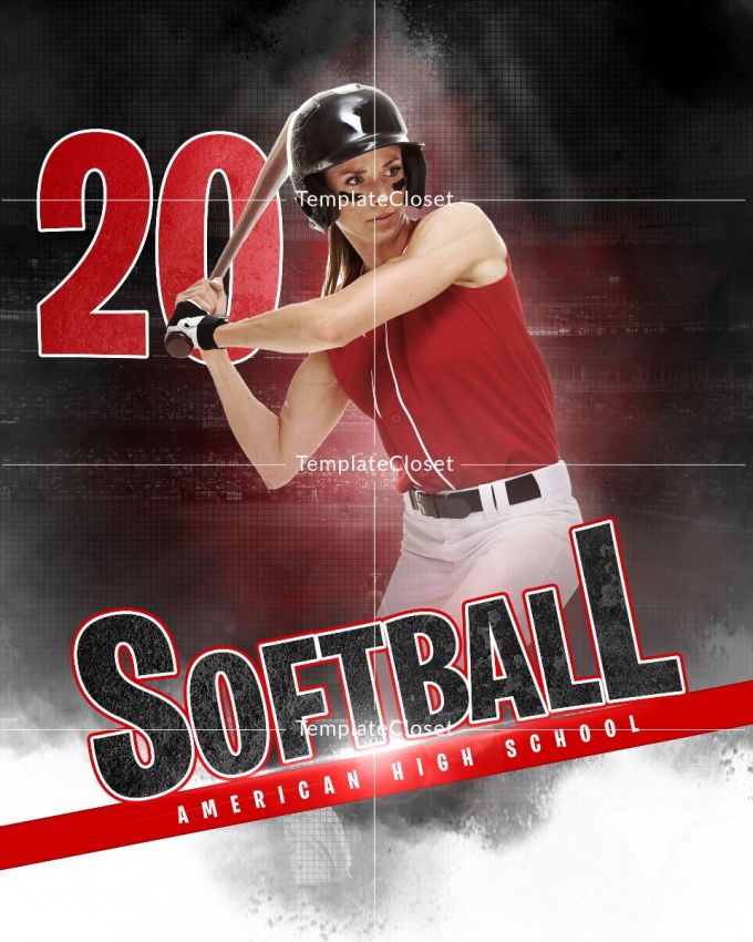 Softball - Customizable Sports Template