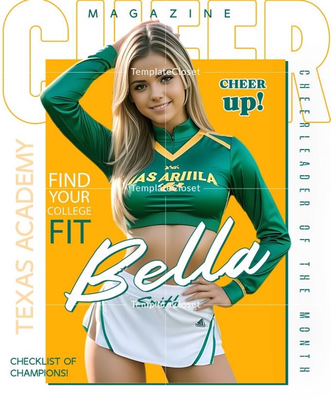 Cheerleader Magazine Cover