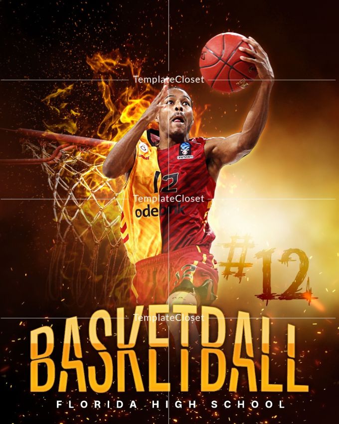 Basketball Game Day Photography Poster