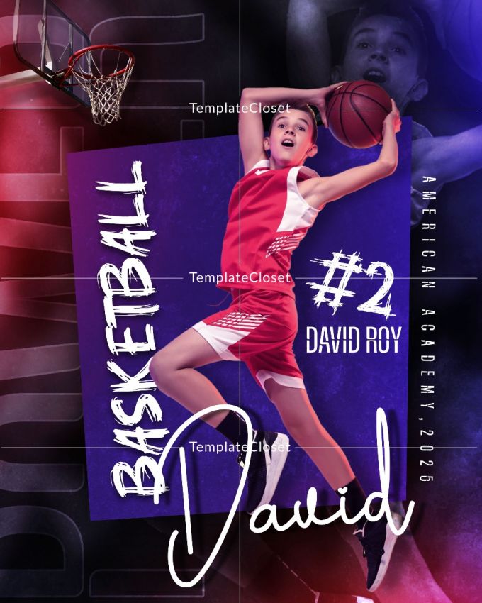 Basketball Game Day Photography Poster