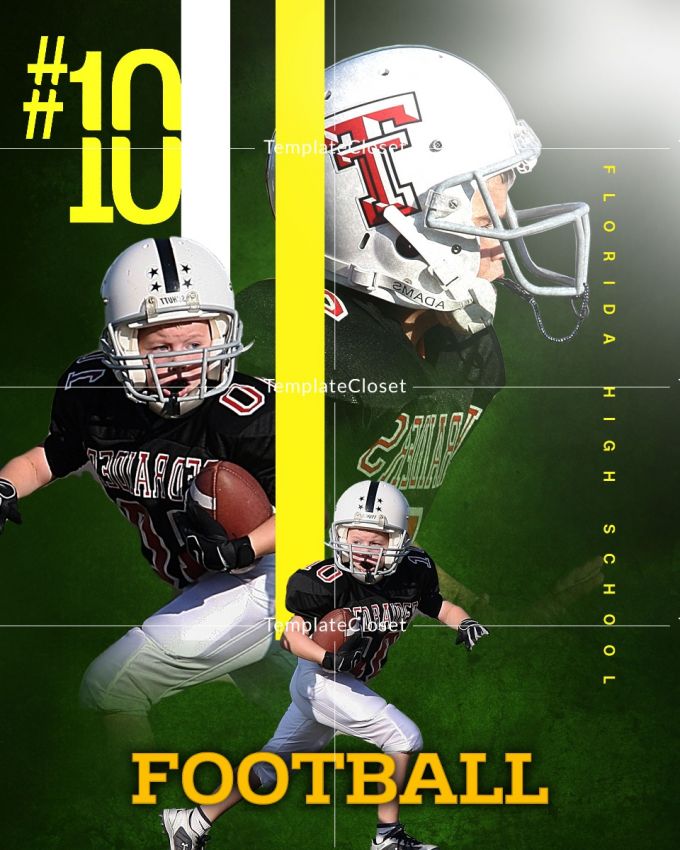 football Game Day Photography Poster