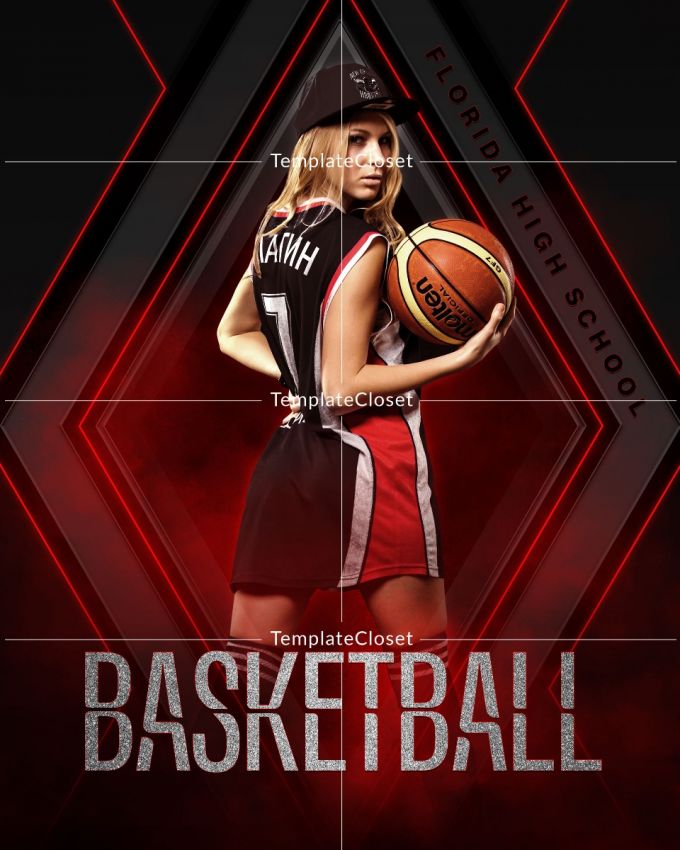Basketball Game Day Photography Poster