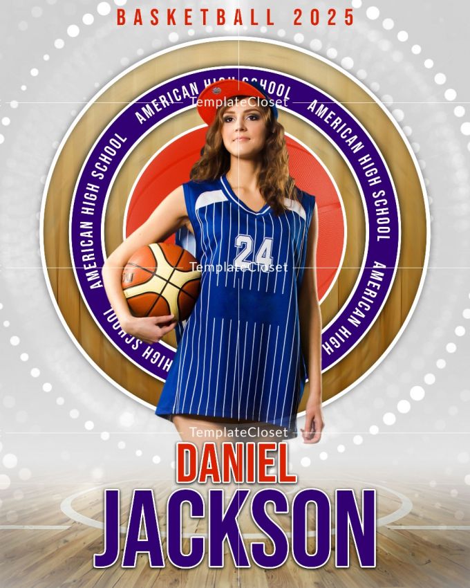 Basketball Game Day Photography Poster
