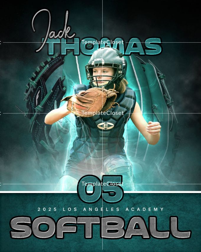 Softball - Customizable Sports Template