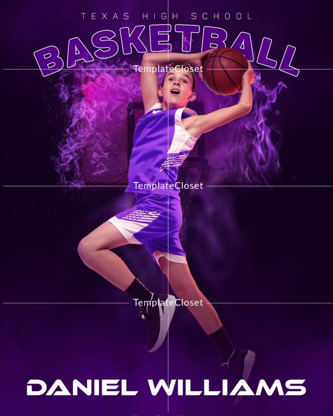Basketball Game Day Photography Poster