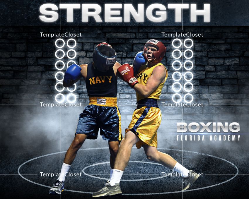 Boxing Sports Photoshop Poster
