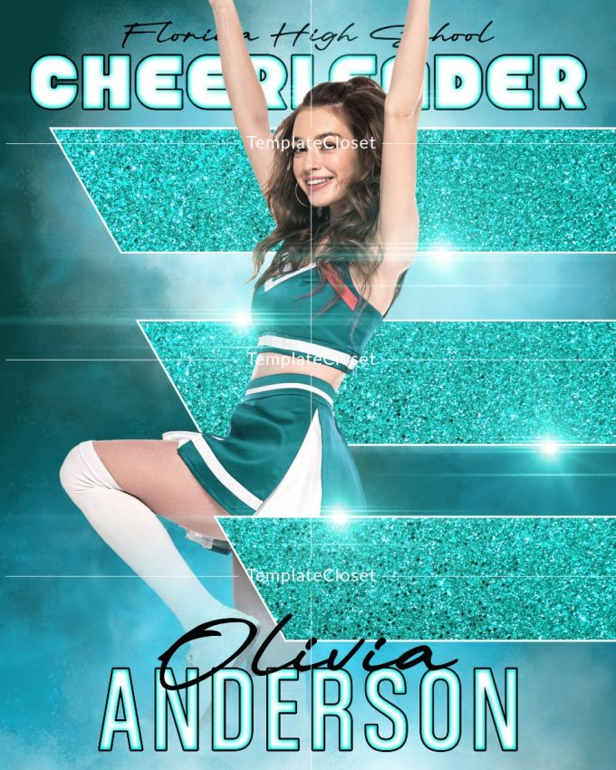 Cheerleader Cover Template