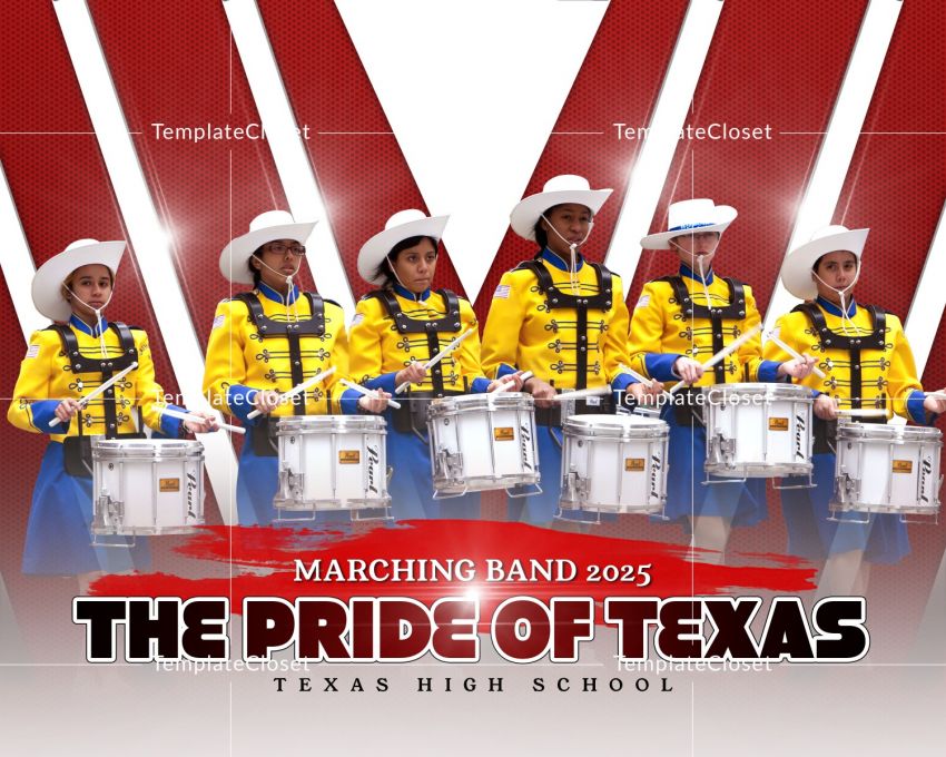 Marching Band Sports Print Ready Photography Poster