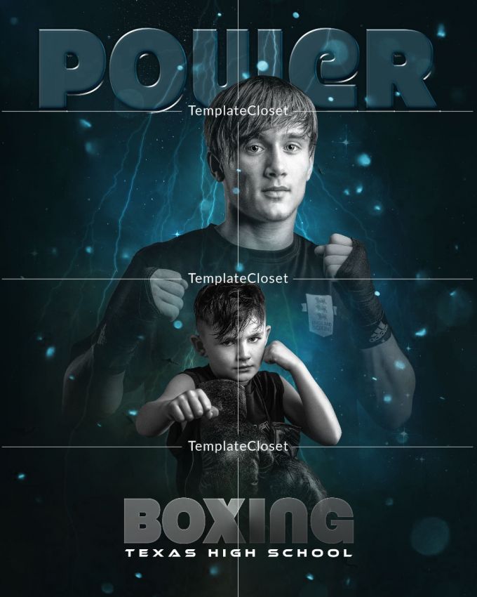 Boxing Sports Photoshop Poster