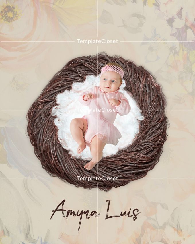 Newborn baby Template