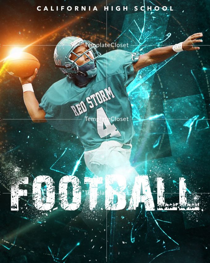 Football California High School Template