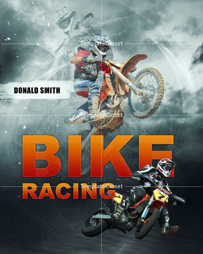 Bike Racing Template Photography
