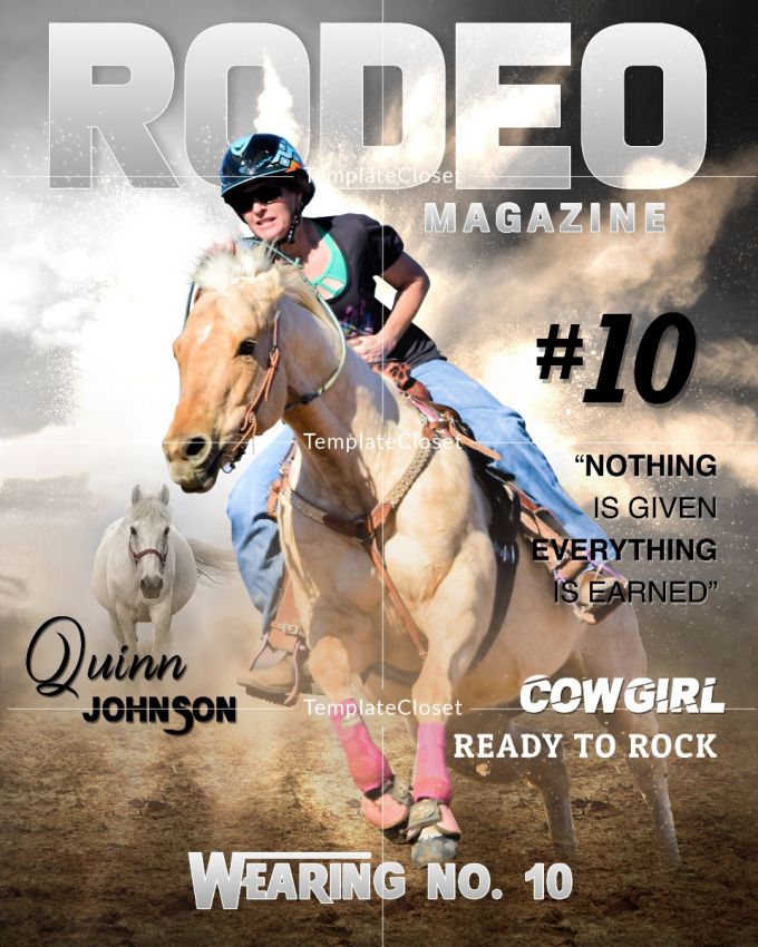 Rodeo Magazine Cover Photography