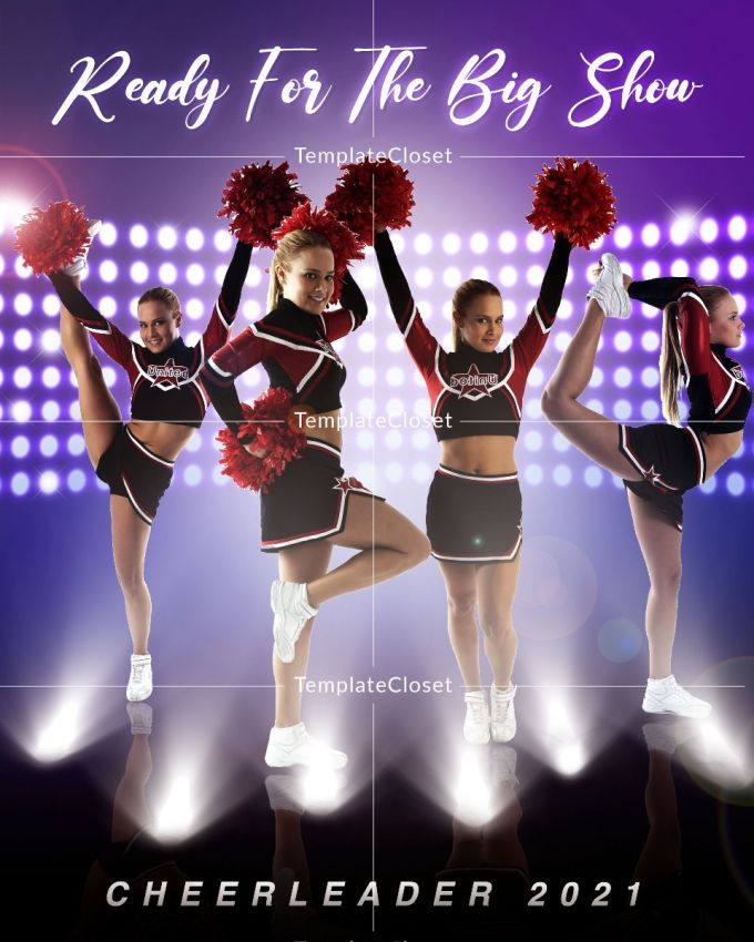 Cheerleader Ready For The Big Show Photography