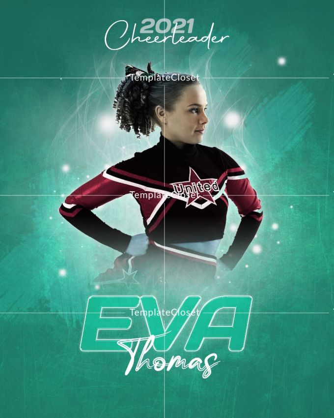 Cheerleader Eva Thomas Photography