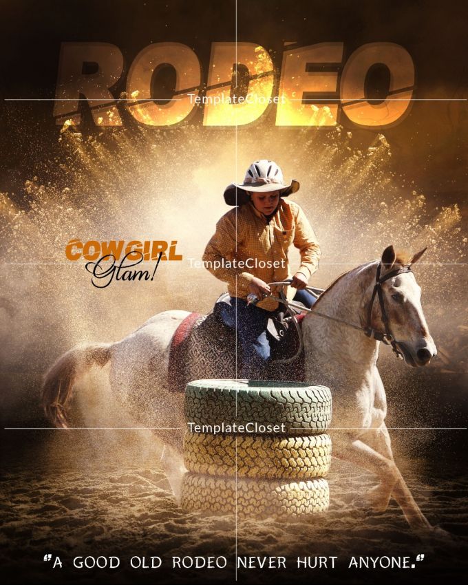 Rodeo Cowgirl Glam Photography