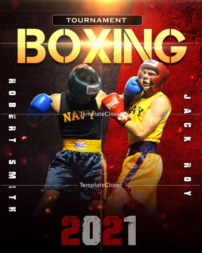 Boxing Template Photography