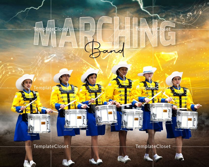Marching Band Team Photography