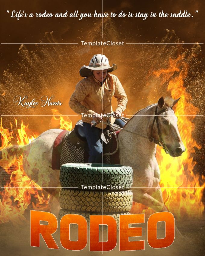 Rodeo Kaylee Harris Template Photography