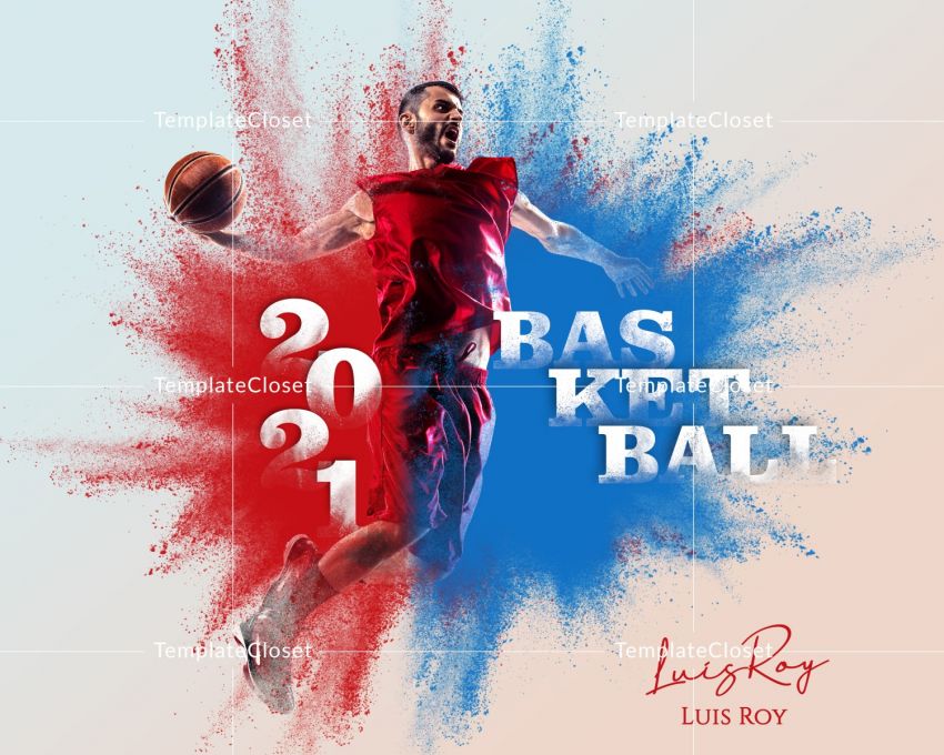Basketball - Splash Photography Template