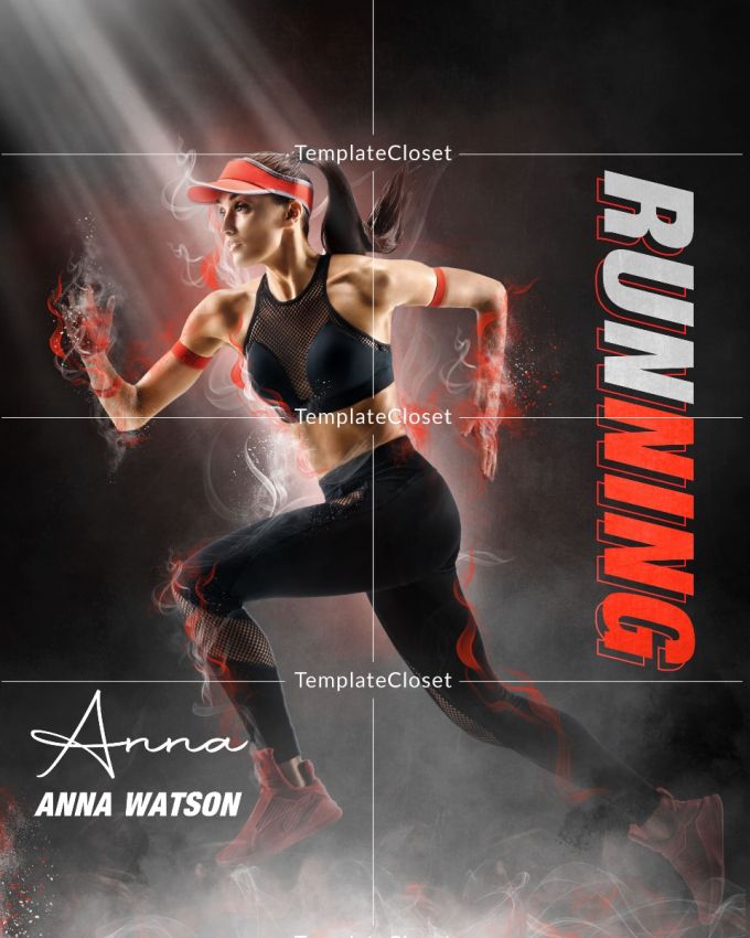 Anna Watson Running Photography Template