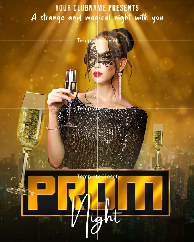 Prom Night - A Strange And Magical Night With You Photography Template
