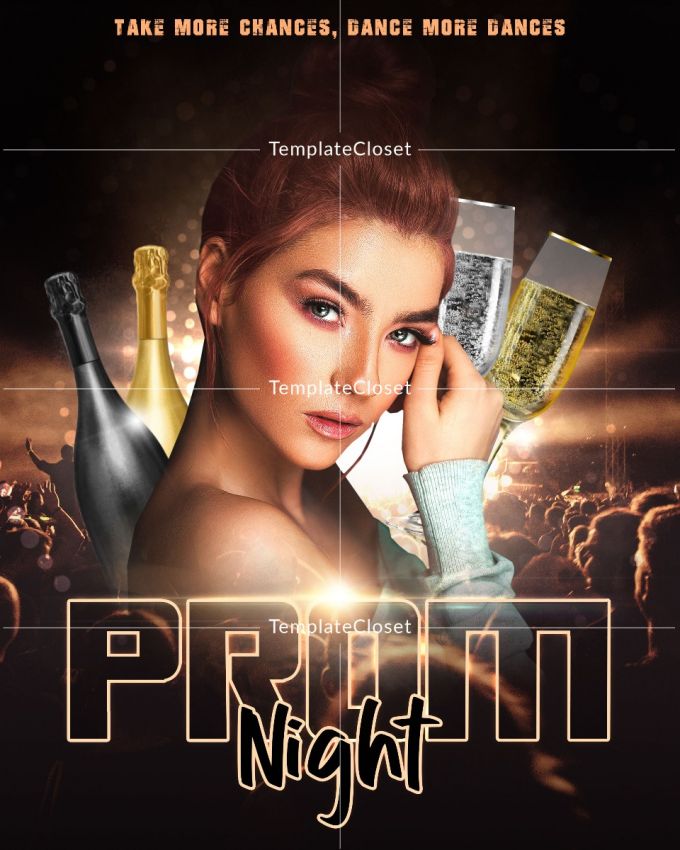 Prom Night Partying Photography Template
